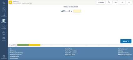 Matteappen Nomp - en matteapp för hela grundskolan